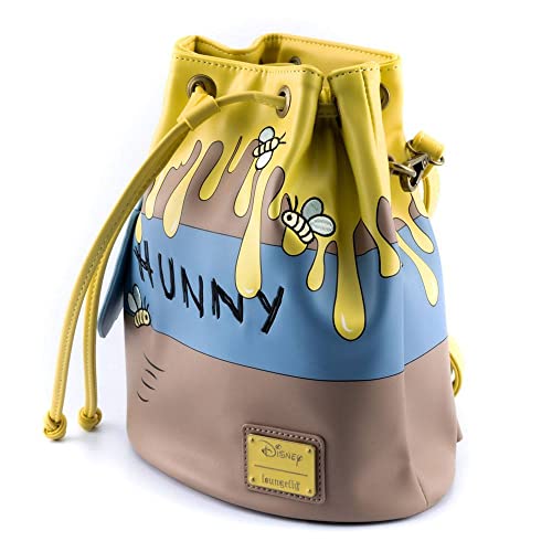 Loungefly Disney Winnie the Poof 95th Anniversay Honey Pot Womens Convertible Shoulder Bag Purse