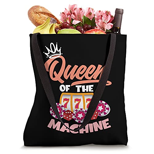 Queen Of The Machine - Funny Slot Player Women Gift Tote Bag