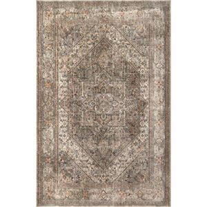 nuLOOM Carol Medallion Area Rug, 3' x 5', Beige