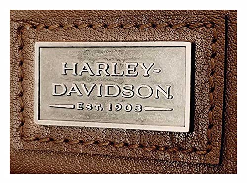 Harley-Davidson Women's Western Tan Buffalo Leather HOBO Purse - Brown