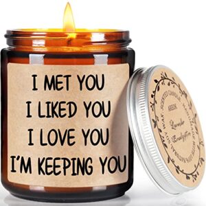 birthday gifts for wife, best wife gifts from husband, happy anniversary – mothers day gifts for her wife adult, romantic gifts for girlfriend boyfriend her wife him, lavender scented soy candles