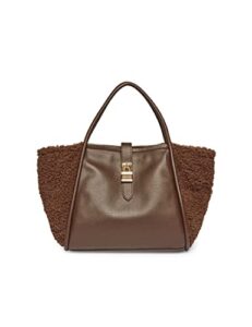 anne klein womens anne klein lock tote, midnight chocolate/ midnight chocolate, one size us