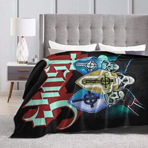 Luxury Fleece Blanket Throw Blankets for Living Room Decoration 80 inch x60 inch