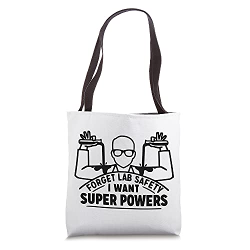 Chemistry Lab Super Powers Scientist Student or Teacher Tote Bag