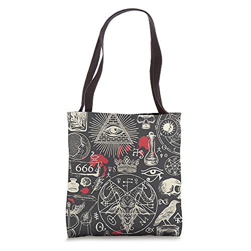 Satan Alchemy Horror Gift Alchemist Satanic Tote Bag