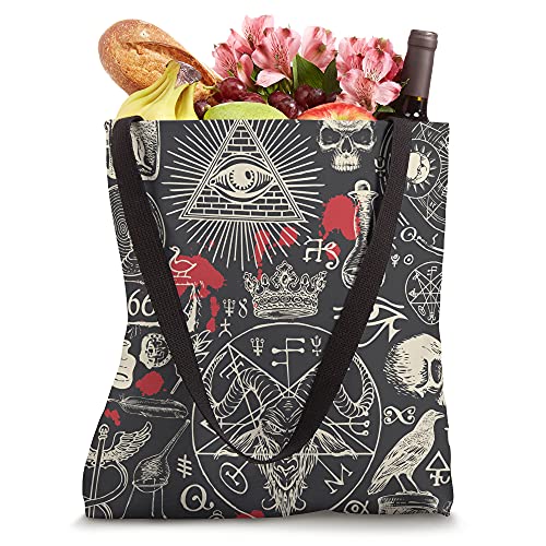 Satan Alchemy Horror Gift Alchemist Satanic Tote Bag