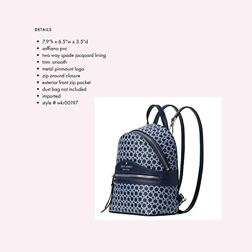 Kate Spade Backpack Handbag Spade Link Mini Backpack (Blue Multi)