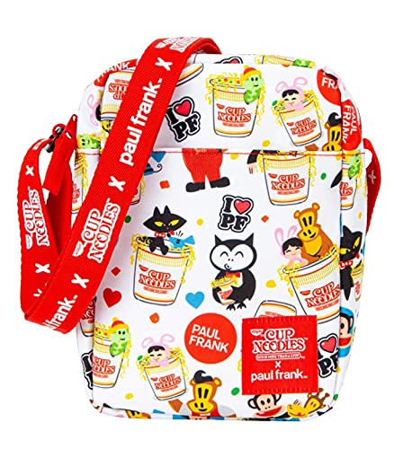 Nissin Cup Noodles Crossbody, White, One Size