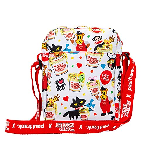 Nissin Cup Noodles Crossbody, White, One Size