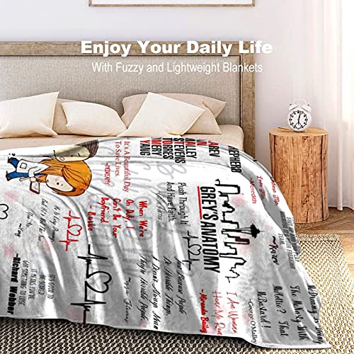 Flannel Blanket Ultra Soft Micro Fleece Throw Blankets Merchandise Warm Lightweight Bedding for Sofa Couch Chair All Season 50"X40"