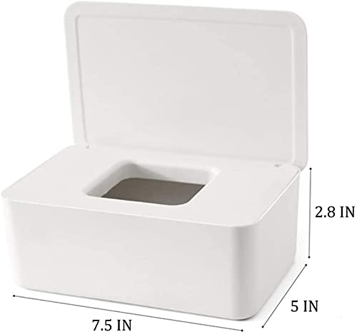 Mask Storage Box with Lid, Mask Storage Case, Openable Mask Storage Box Organizer, Multifunctional Mask Dispenser for Home, Office, Car, Schools, Churches, Gyms