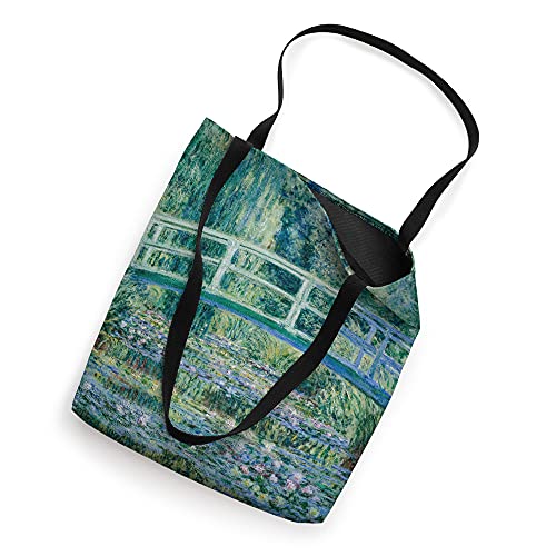 Monet's Water Lilies and Japanese Bridge Modern Art Painting Tote Bag