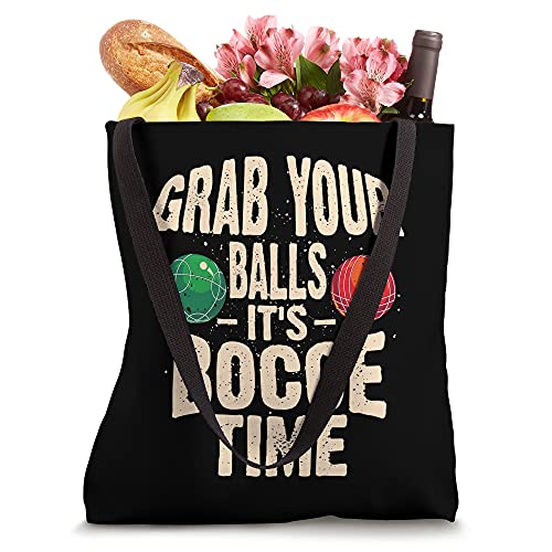 Cool Grab Your Balls Funny Bocce Ball Gift For Men Athlete Tote Bag