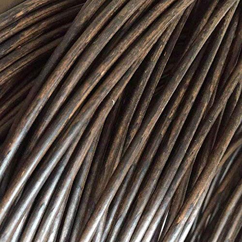 Synthetic Brown Woven Round Rattan, PE Plastic Round Rattan, Woven Repair Rattan Chair, Woven Wicker Suitable for Weaving Repair Chair, Table, Storage Basket