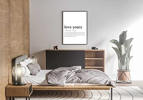 Music Poster Love Yourz Wall Art Hip Hop Poster Rap Quotes Room Aesthetic Canvas Poster Art Wall Painting Canvas Posters Modern Decor Rap Quotes Definition Wall Art 40x60cm（16x24inch）No frame