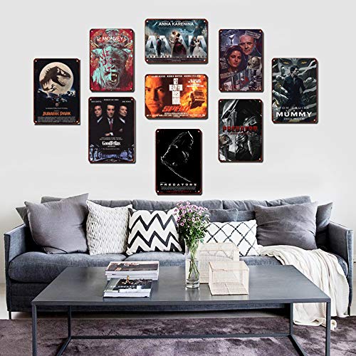 Horror Movies Child's Play Movie Poster Retro Metal Tin Sign Wall Home Wall Art Metal Tin Sign,cave,bar,Club,Home Wall Art Metal Tin Sign 8x12 Inches