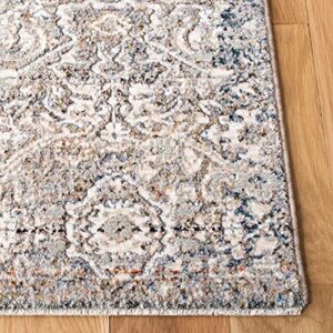 Safavieh Limitee Collection 4' x 6' Beige/Beige LIM771B Distressed Premium Viscose Living Room Dining Bedroom Accent Rug