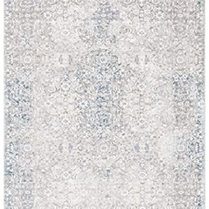 Safavieh Limitee Collection 4' x 6' Beige/Beige LIM771B Distressed Premium Viscose Living Room Dining Bedroom Accent Rug