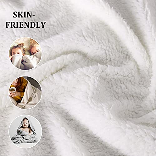 Elephant Blanket Sherpa Fleece Throw Blanket, Sunflower Elephant Gifts for Women Adults, Super Soft Elephant Blankets for Women, Warm Cozy Plush Bed Throws Blanket for Couch Sofa 50" x60