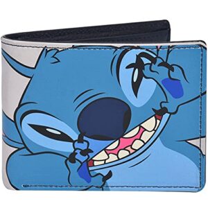 concept one disney’s stitch bifold wallet in a decorative tin case, multi