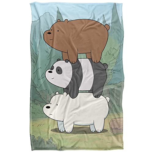 We Bare Bears Bear Stack Silky Touch Super Soft Throw Blanket 36" x 58"