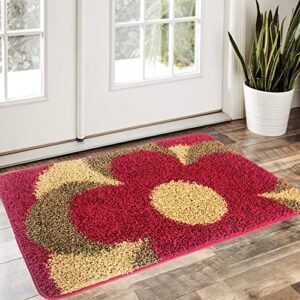 heeneeso f41 entryway rug welcome mat front door mats for inside entry indoor door mat machine washable non slip for doorway/kitchen/bathroom/laundry room