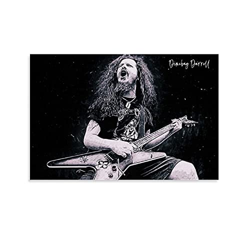 Dimebag Darrell Poster Decorative Painting Canvas Wall Art Living Room Posters Bedroom Painting 16x24inch(40x60cm)