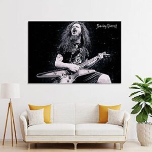 Dimebag Darrell Poster Decorative Painting Canvas Wall Art Living Room Posters Bedroom Painting 16x24inch(40x60cm)