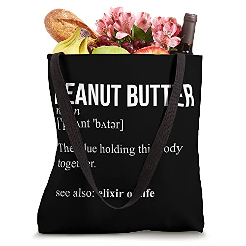 Peanut Butter Definition, Peanut Butter Addiction Tote Bag