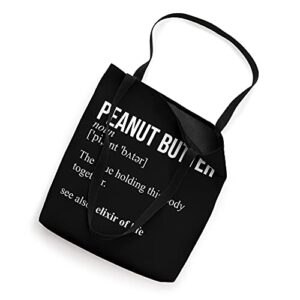 Peanut Butter Definition, Peanut Butter Addiction Tote Bag