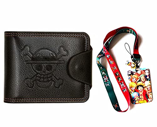 Bi-fold Leather Wallet, Wallets Cartoon Short Purse, Male Women Wallet Credit Card Holder