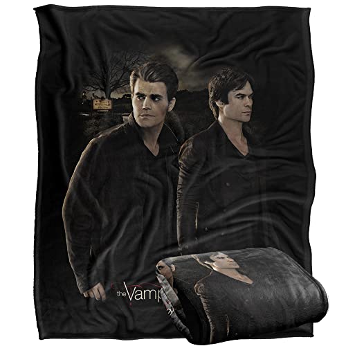 Vampire Diaries Brothers Officially Licensed Silky Touch Super Soft Throw Blanket 50" x 60"