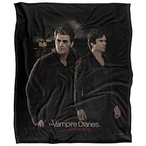 Vampire Diaries Brothers Officially Licensed Silky Touch Super Soft Throw Blanket 50" x 60"