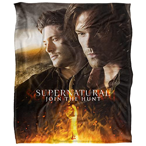 Supernatural Up Close and Personal Officially Licensed Silky Touch Super Soft Throw Blanket 50" x 60"