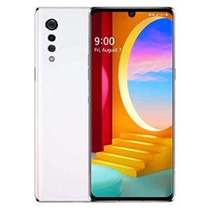 lg velvet 5g (128gb, 6gb ram) 6.8″ oled, snapdragon 765, 48mp 4k camera, us 5g/global 4g lte t-mobile unlocked (at&t, metro, straight talk, latin) lm-g900tm (aurora white) (renewed)