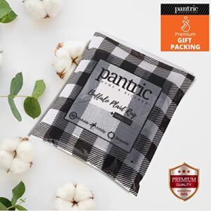 Pantric Black Buffalo Plaid Rug with Anti-Slip Mat - 27.5 x 43 in - Black and White Buffalo Check Rug for Front Porch, Patio or Entryway - Versatile Buffalo Plaid Door Mat for Indoor Outdoor Use