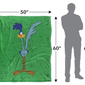 Looney Tunes Blanket, 50"x60", Road Runner Character Silky Touch Super Soft Throw