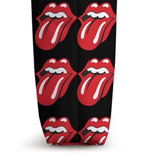 Official Rolling Stones Classic Repeat Tongue Black Tote Bag