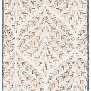 Safavieh Capri Collection 6' x 9' Ivory/Green CPR208B Handmade Premium Wool Living Room Dining Bedroom Area Rug