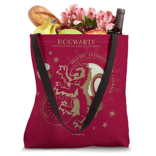 Harry Potter Bravery, Deterimation, Courange, Gryffindor Tote Bag