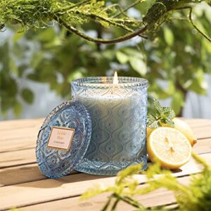 LA JOLIE MUSE Lemon Candle, Scented Candles Gifts for Women, Citrus Mint Candles for Home Scented, Spring Candle, 55 Hours Long Burning