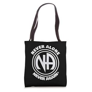 narcotics anonymous logo symbol 12 step recovery na aa tote bag