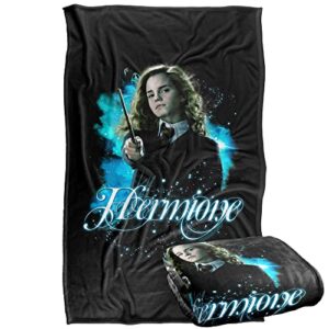 harry potter hermione ready silky touch super soft throw blanket 36″ x 58″,hermione ready