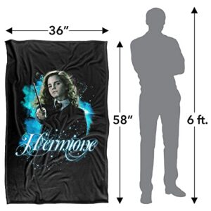 Harry Potter Hermione Ready Silky Touch Super Soft Throw Blanket 36" x 58",Hermione Ready