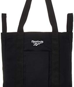 Reebok Unisex_Adult CL Fo Tote Gym Bag, Black, One Size