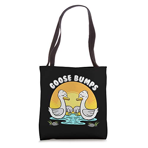 Goose Bumps Funny Goose Animal Jokes Puns Animal Lover Gift Tote Bag