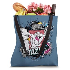 Looney Tunes Taz Breaks Doors Tote Bag