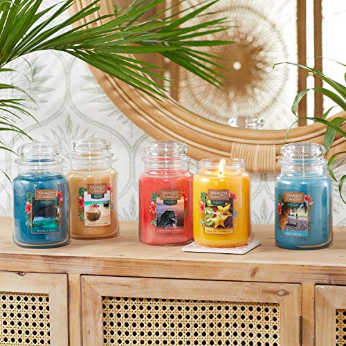 Yankee Candle Scented Candle, Beach Escape Large Jar Candle, Burn Time: up to 150 Hours (1630541E)