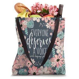 SLP Gift For Speech-Language Pathologist Tote Bag