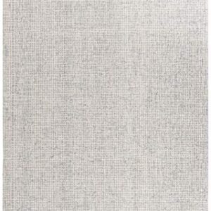 SAFAVIEH Abstract Collection 9' x 12' Silver / Blue ABT469G Handmade Premium Wool & Viscose Area Rug